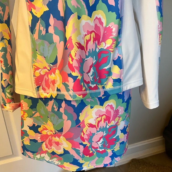 Boston Proper | Shorts | Boston Proper Mini Pencil Skorts Blue Pink ...